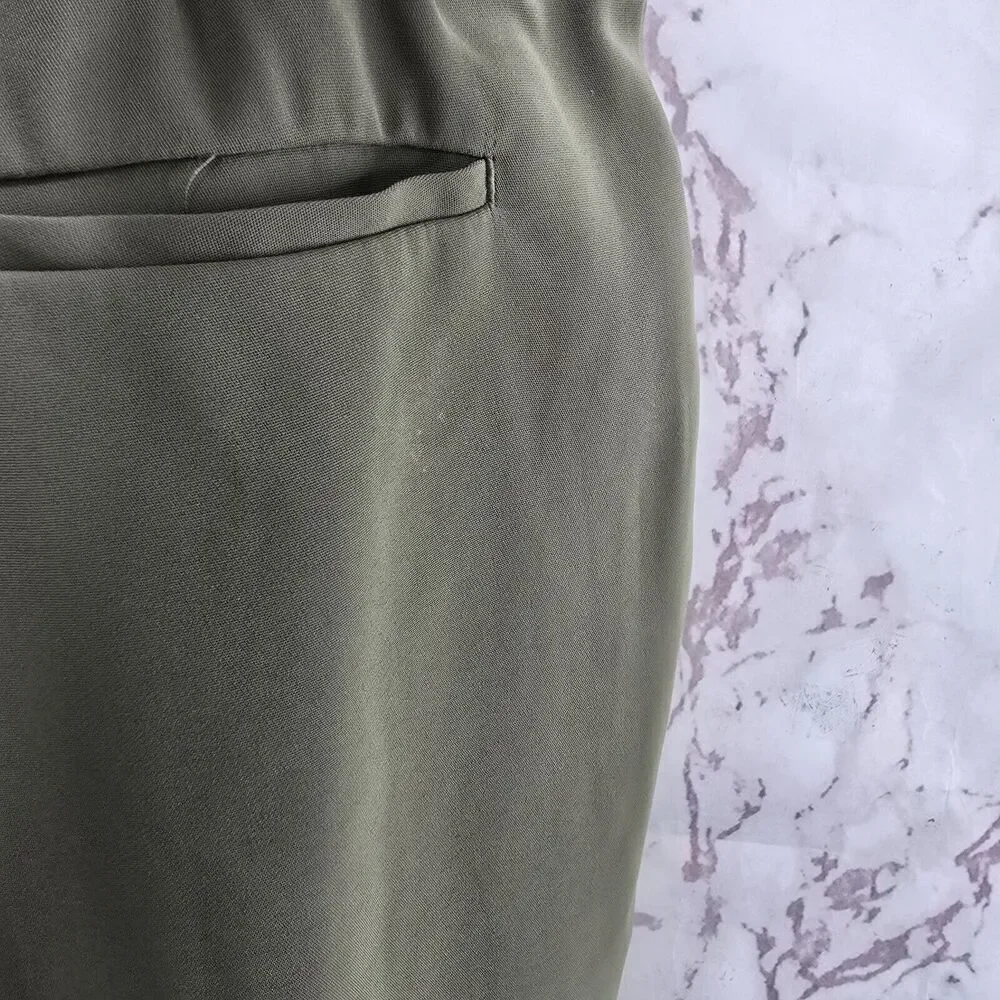 Quince | Pants & Jumpsuits | Quince Pants Womens 8 Green Straight Leg ...